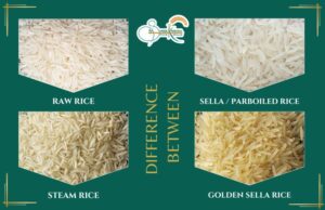 Difference Between Raw, Steam, White/Creamy Sella & Golden Sella ...